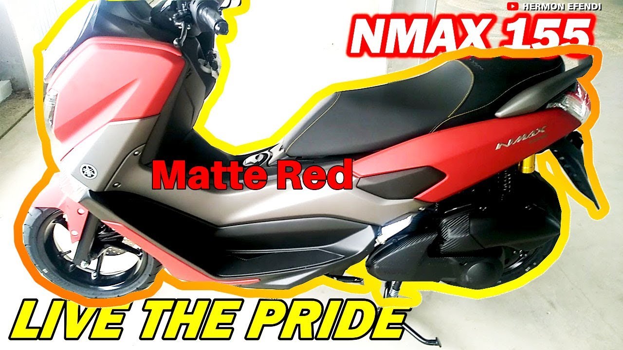 Yamaha Nmax Matte Red 2019/2020 - Yamaha Nmax All Warna - YouTube