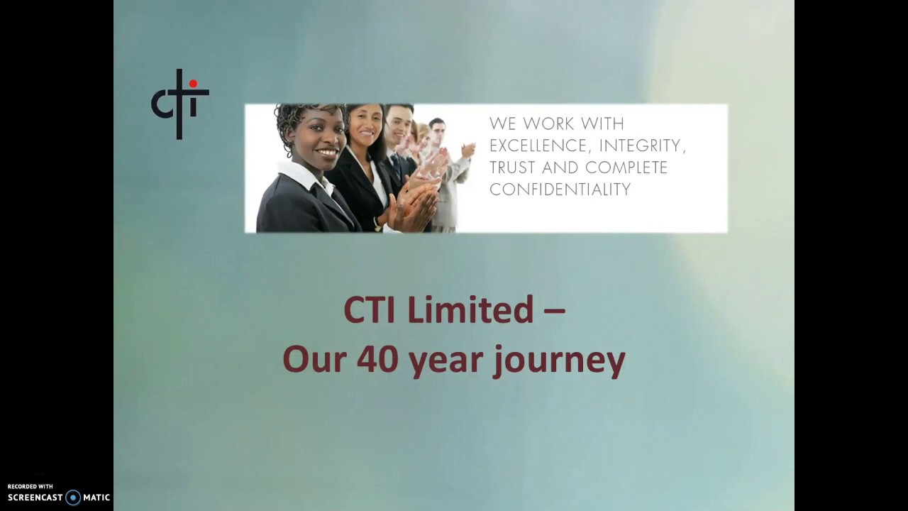 CTI Ltd 40th presentation - YouTube