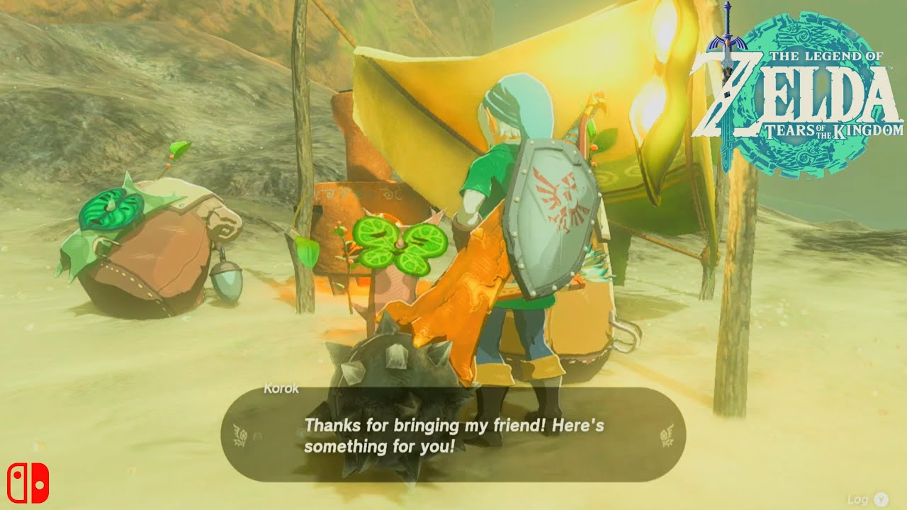 The Legend of Zelda TOTK - Helping Big Bag Korok at Akkala Highlands ...