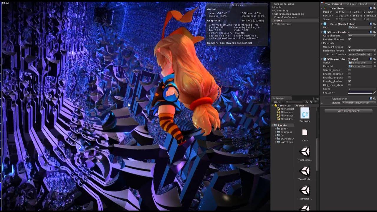Unity3D Mandelbox fractal mandelbulb opencompute shader particles raytrace - YouTube