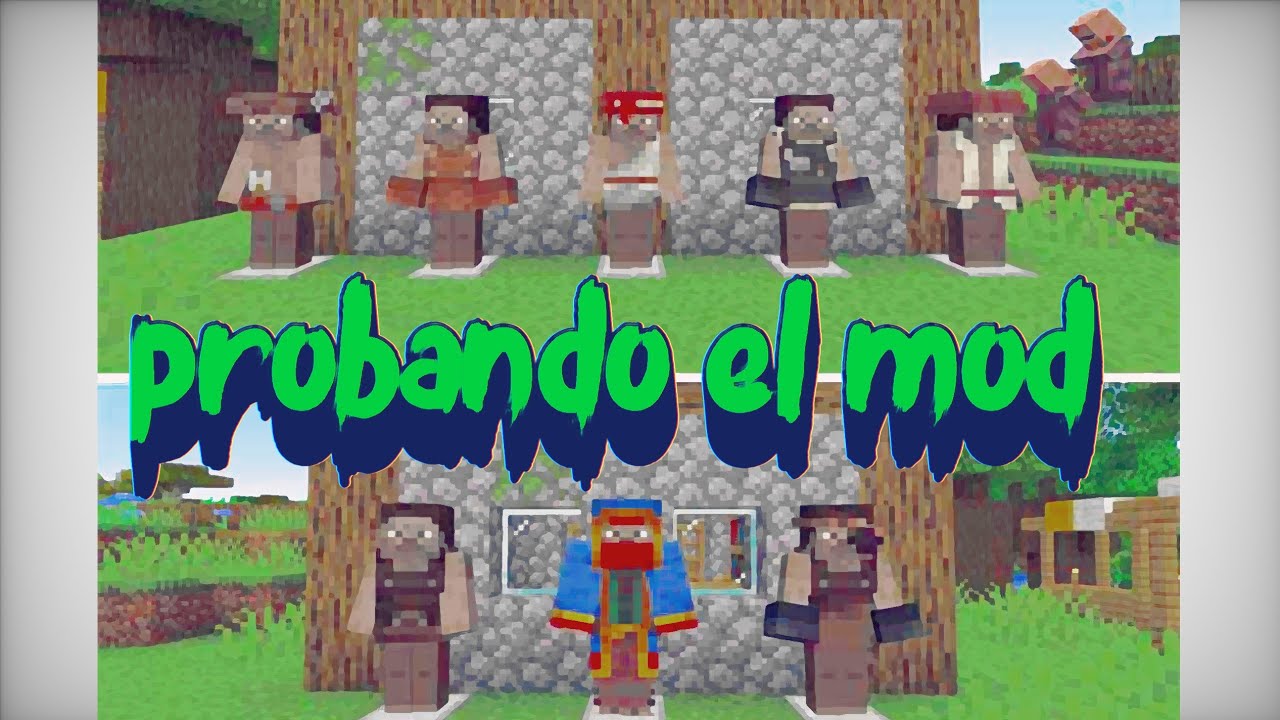 PROBANDO el MOD "Village Employment" Minceraft 1.16.4 - YouTube