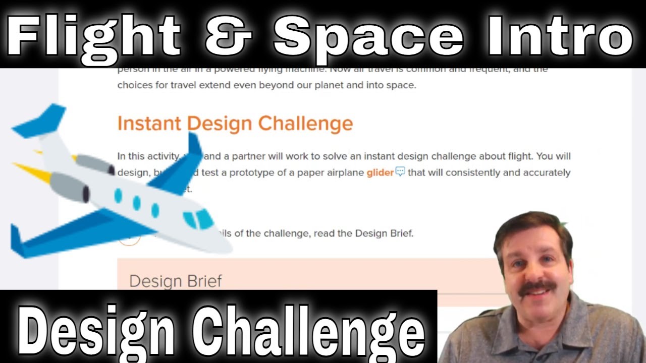Simple Steps for an Instant Design Challenge in Flight and Space - YouTube
