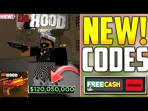 NEW UPDATED CODES DA HOOD | REDEEM CODES ROBLOX 2023 | DA HOOD CODES ...