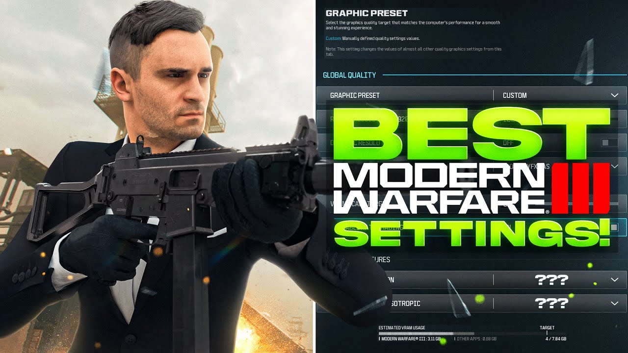 the *BEST* Modern Warfare 3 settings for AUDIO, FPS & MOVEMENT! 🔥 ( PC ...