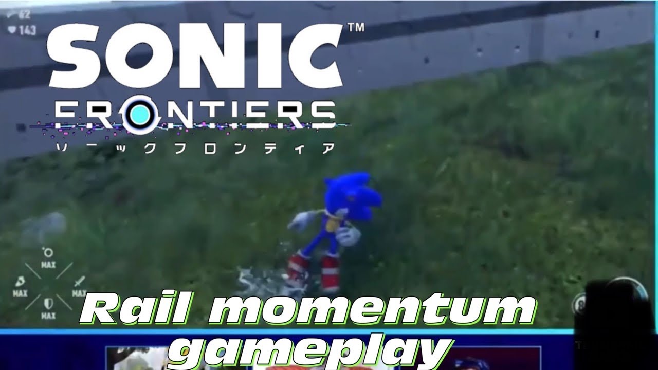 Sonic frontiers rail momentum clip with SA2 shoes - YouTube