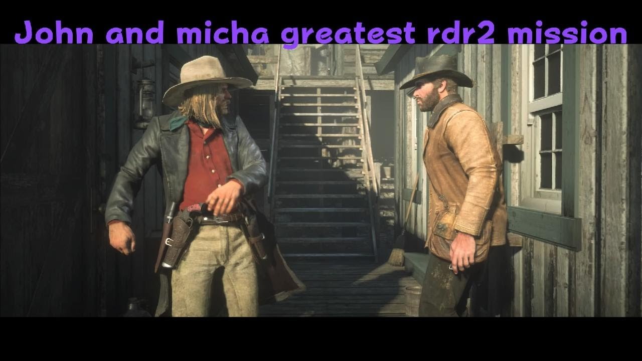 John's life threatening mission in rdr2 with micha and dutch #rdr2 10 ...
