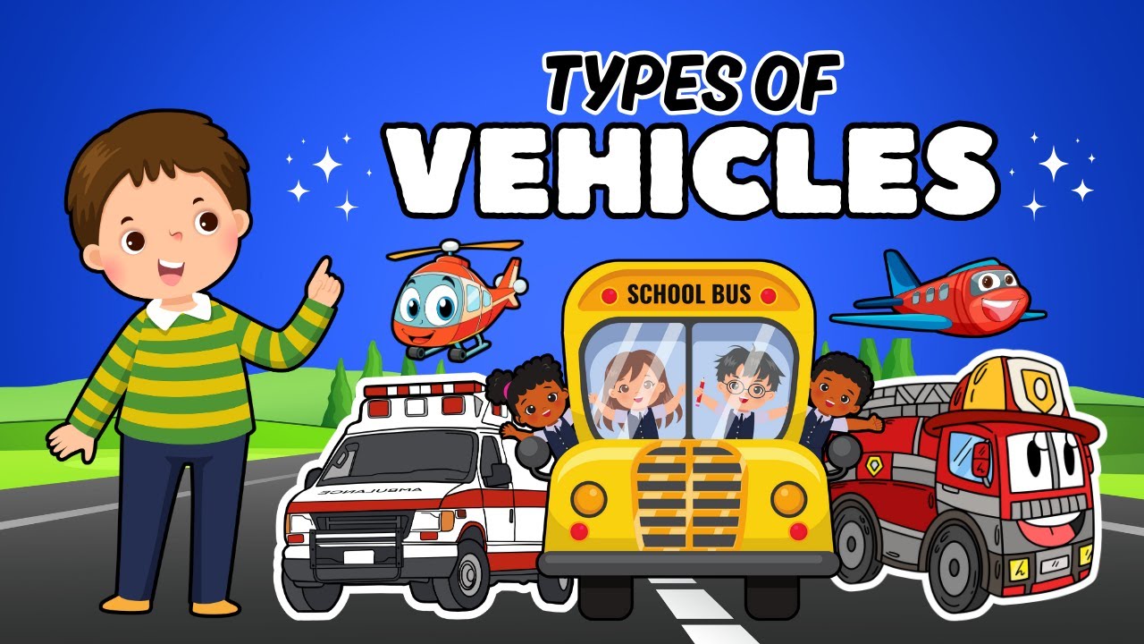 Transportation Vehicles for Kids | Learn About Land, Air, and Water ...