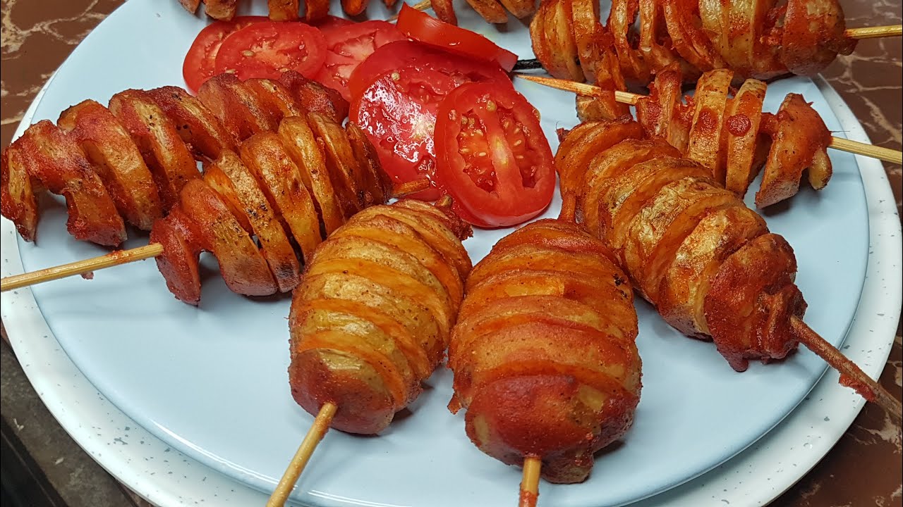 How to easily make Tasty and Spicy Potato Twists#easy #potatoes # ...