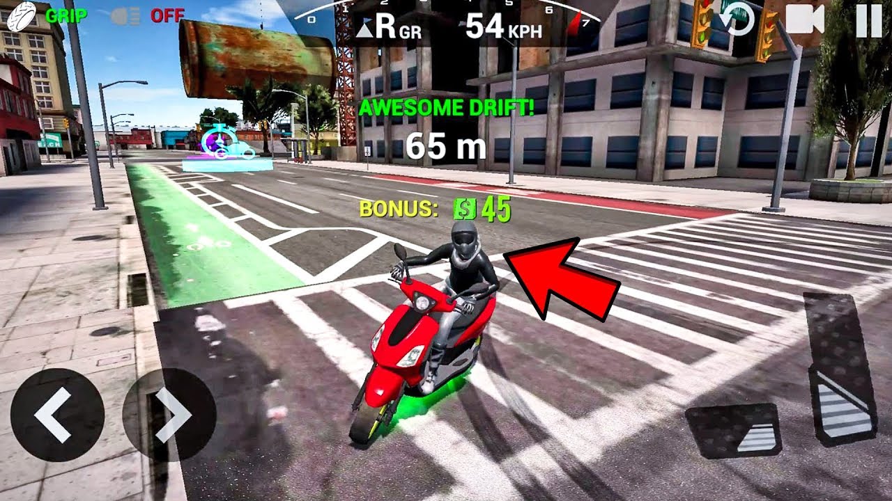 Ultimate Motorcycle Simulator #1 First Scooter - Android gameplay - YouTube