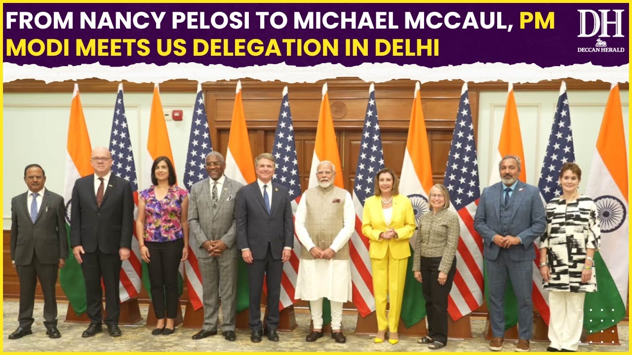 From Nancy Pelosi to Michael McCaul, PM Modi meets US delegation in ...