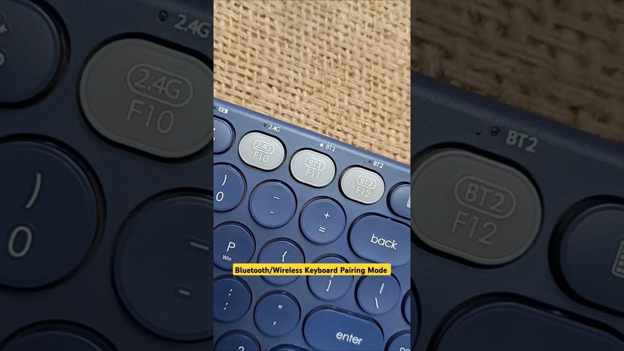 Bluetooth/ Wireless Keyboard Pairing Mode ⌨️ #keyboard #technology # ...
