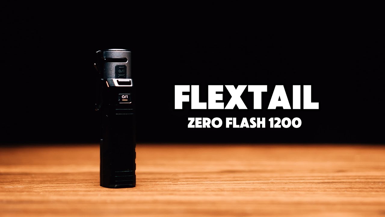 ไฟฉายEDC ที่มาพร้อมเคสสุดเท่ แสงสว่างแรง พกพาสะดวก flextail zero flash 1200 - YouTube
