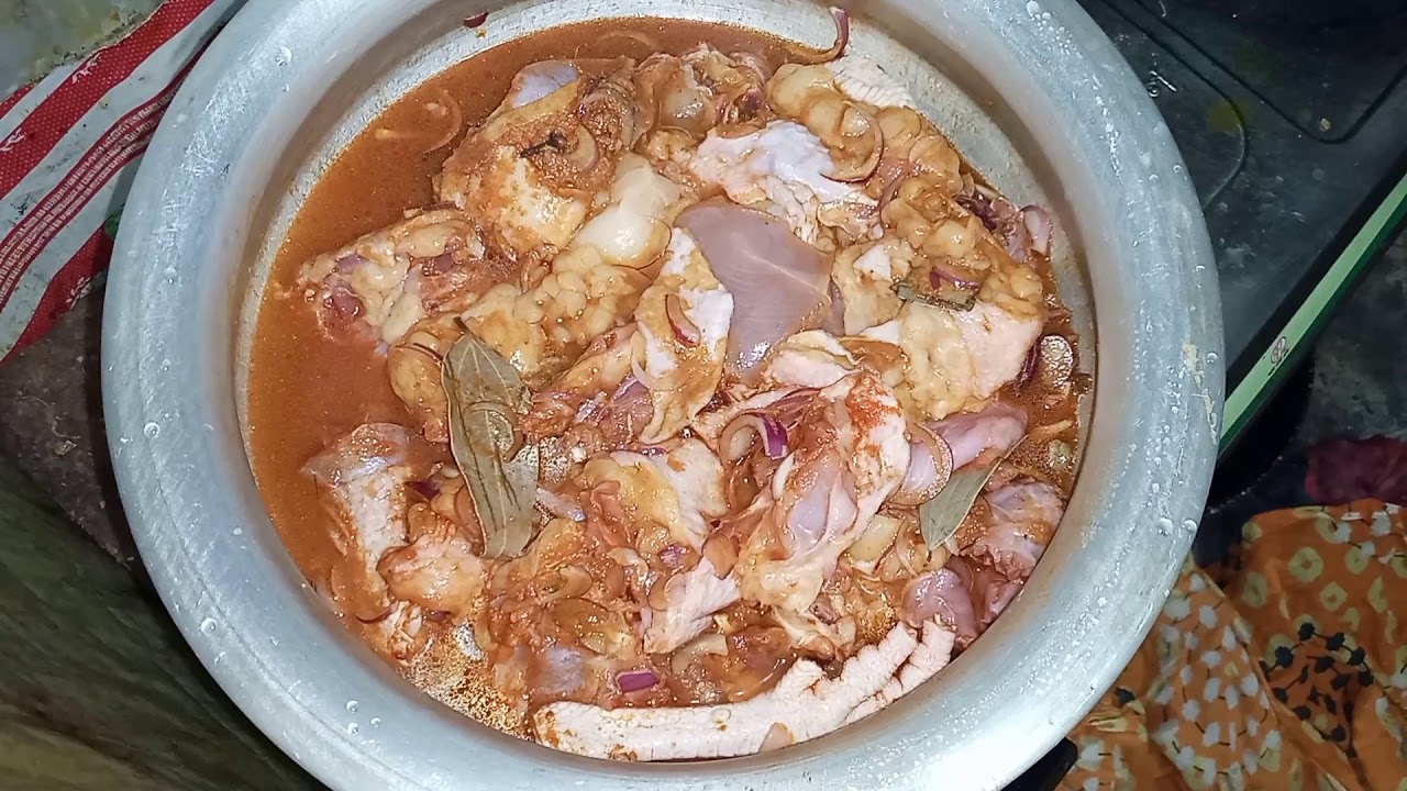 শিমের বিচি দিয়ে মুরগির মাংস রান্না রেসিপি।। Sim ar Bichi diye Murgir ...