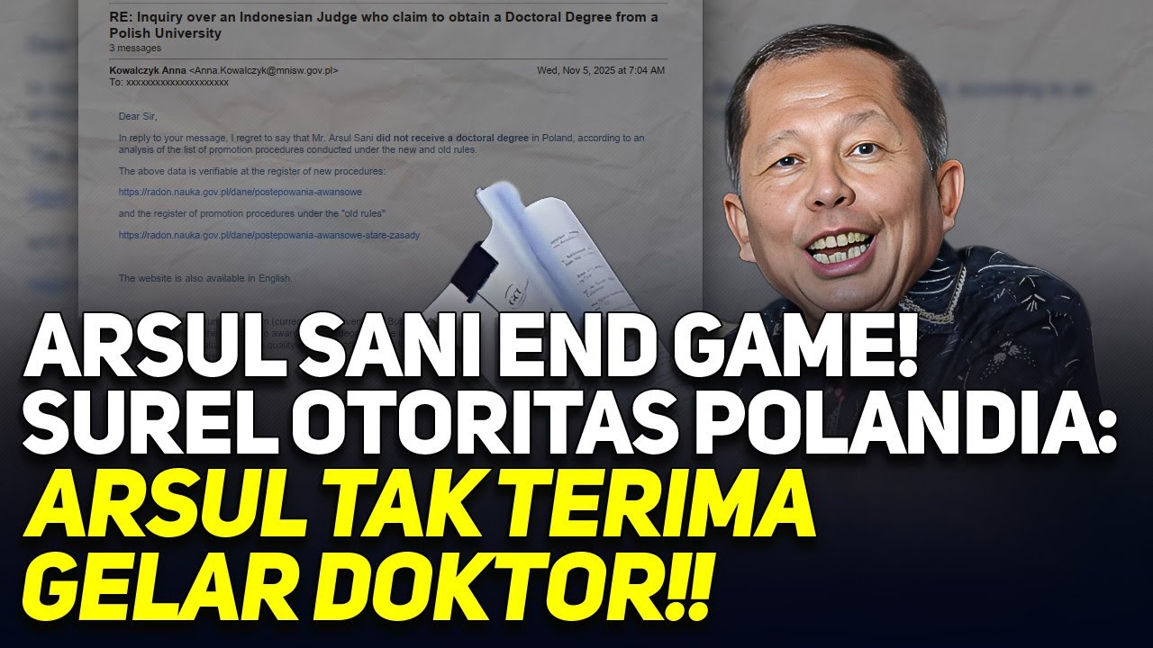 🔴LIVE! ARSUL SANI END GAME! SUREL OTORITAS POLANDIA: ARSUL TAK TERIMA ...