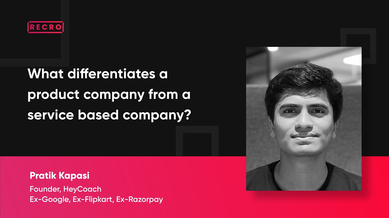 What differentiates a product company from a service based company ...
