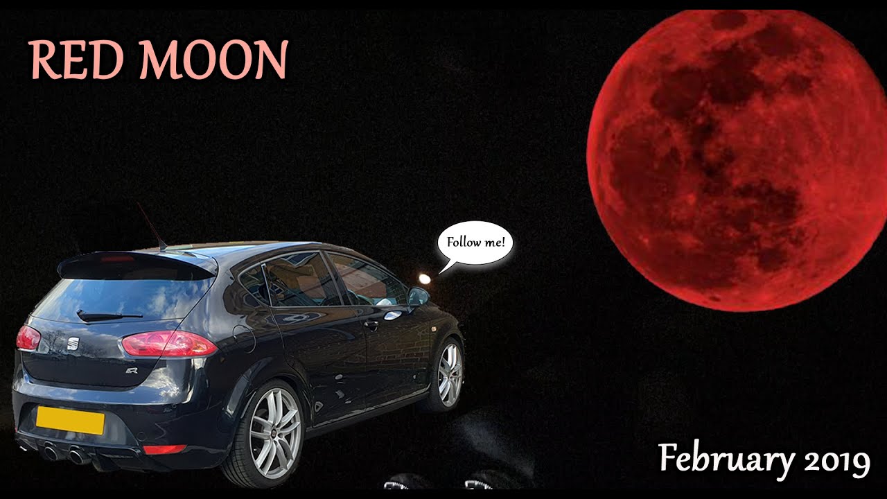 Blood Moon Car Blood Moon | Metal Poster By Yagedan (Displate)
