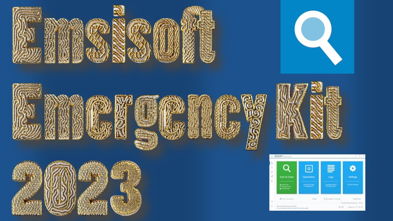 Keep Your PC Safe with Emsisoft Emergency Kit 2023 - YouTube
