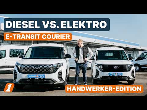 Ford Transit Courier Vergleich: Diesel vs. Elektro | Ford Kögler