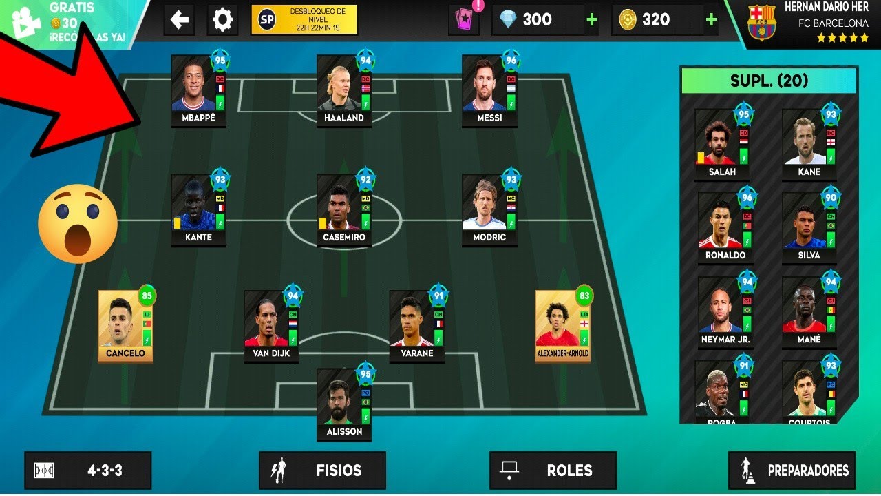 El mejor 11 de Todo DLS 23 Indestructible😱 - YouTube