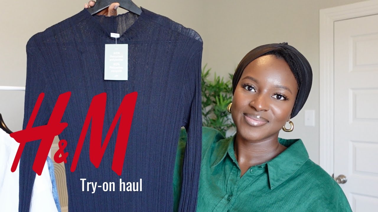 H&M NEW IN TRY-ON HAUL - YouTube
