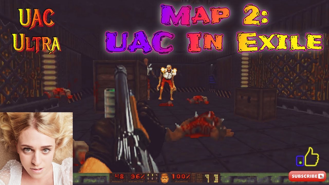 Doom 2 UAC Ultra Map 2: UAC In Exile - YouTube