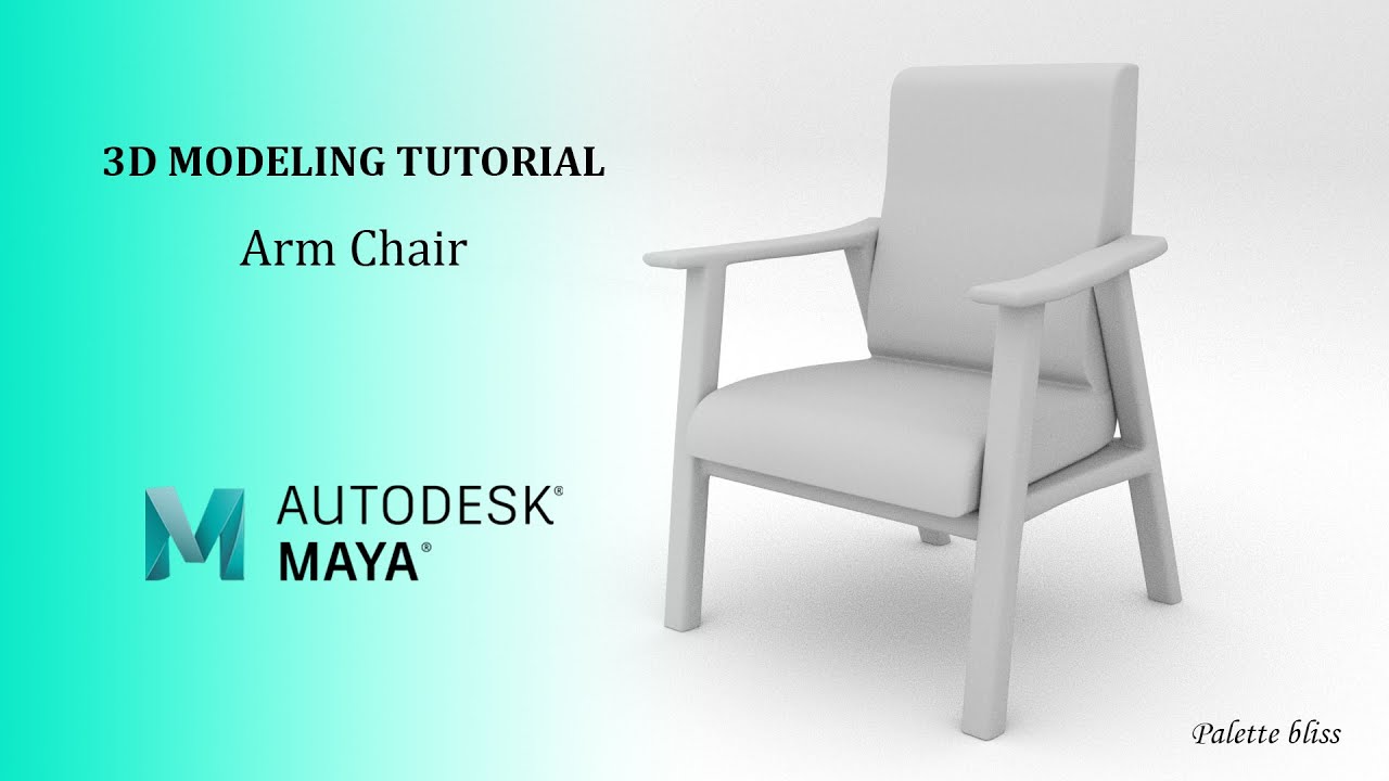 Arm Chair 3d Modeling in Maya - YouTube