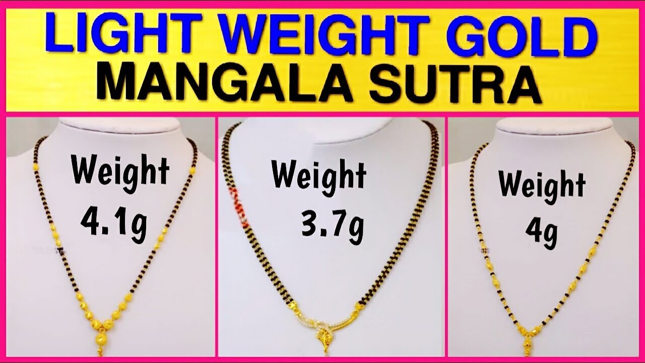 New Short Mangala sutra Designs | Latest Jewellery Designs - YouTube