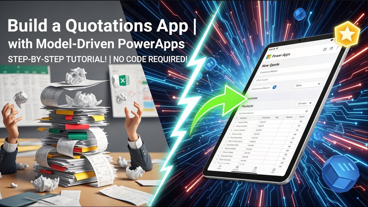 Build a Quotations App with Model-Driven PowerApps Step by Step tutorial - YouTube