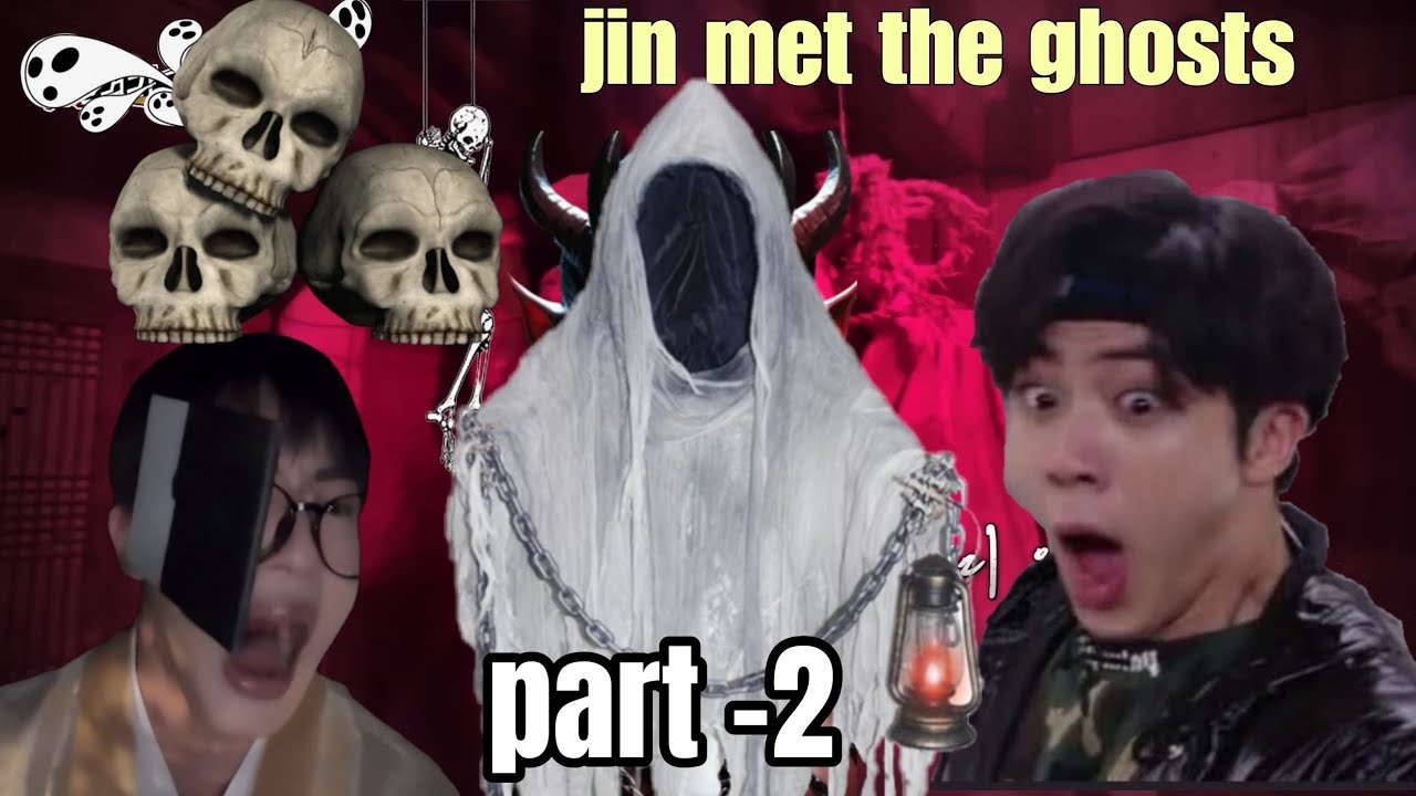jin met ghosts ☠️ part-2👻 hindi dubbing @cutebtsdub7 - YouTube