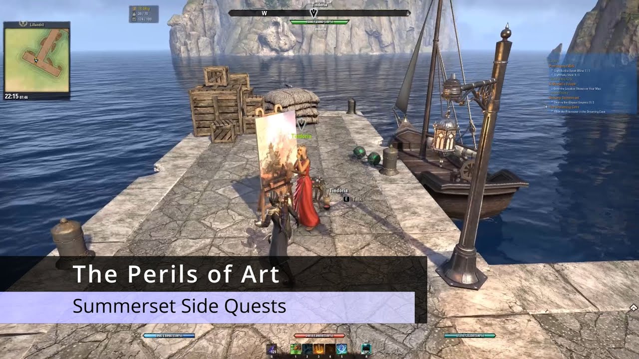 Let's Play - Everyquest - ESO - Summerset - Side Quests - The Perils of ...