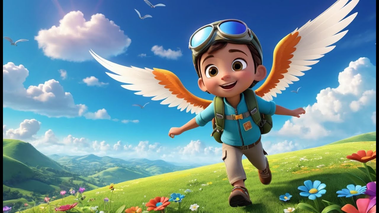 Fly, Fly So High, Up into the Sky | Fun Nursery Rhyme for Kids | Sing ...