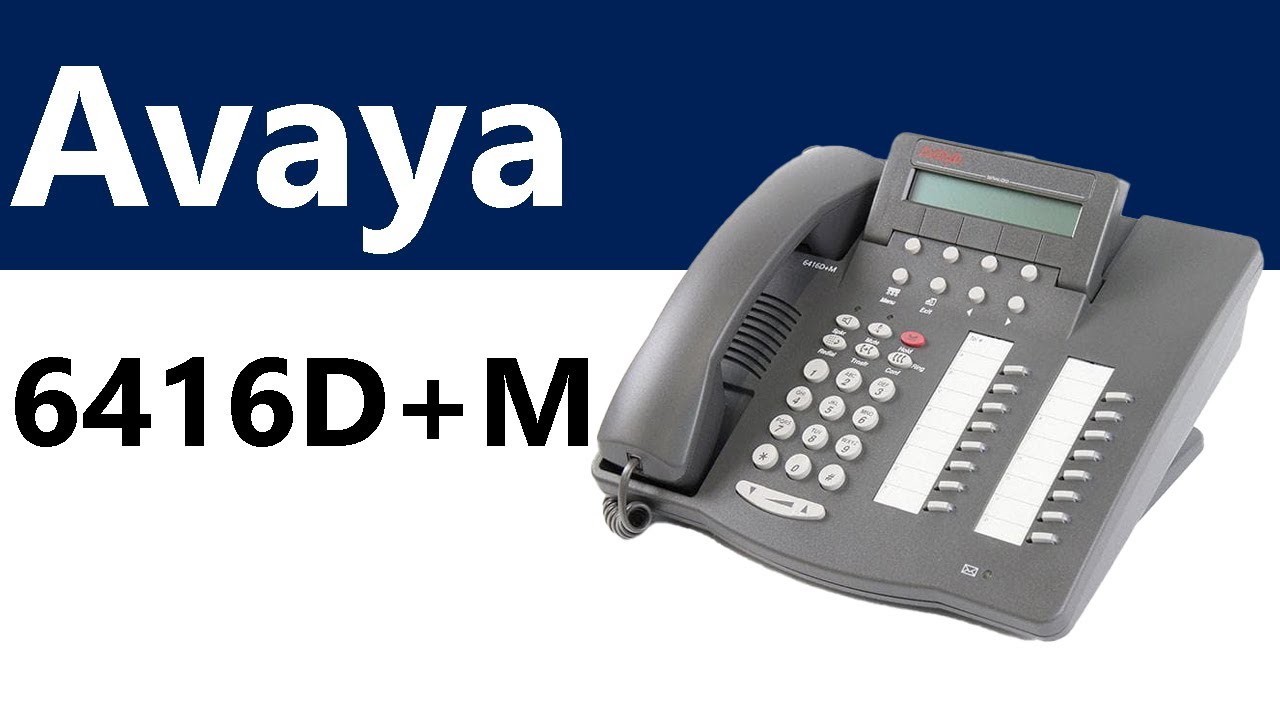 Avaya 6416D+M - Product Overview - YouTube