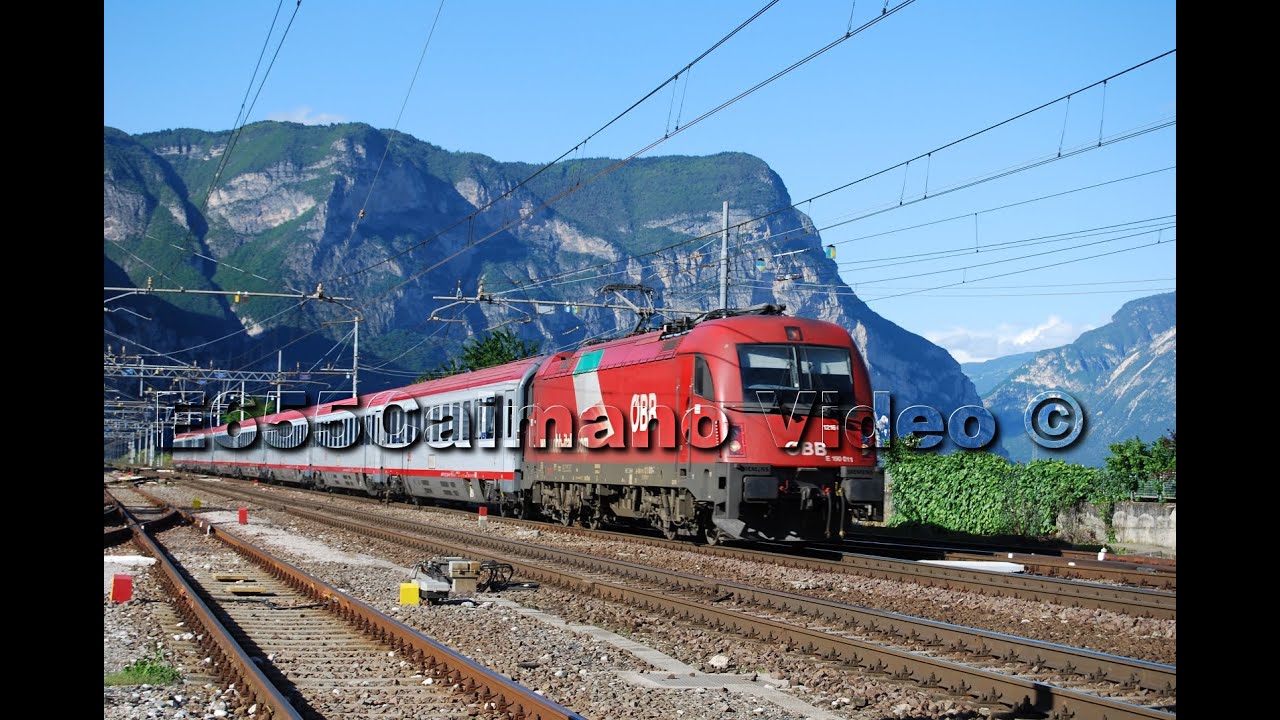 [HD - Treni] Doppia E405 + Treno Merci, 2x E190 OBB + Eurocity, ETR170 ...