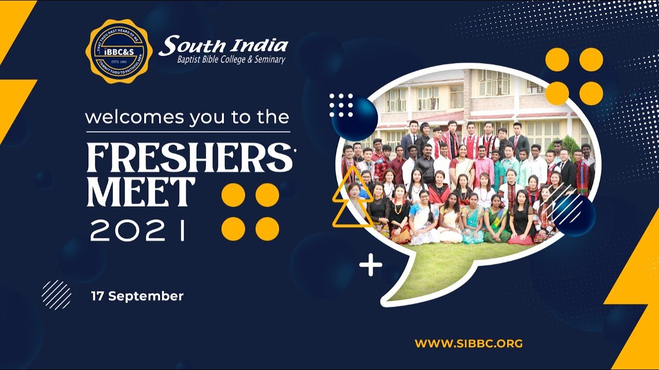 Freshers Meet 2021 - YouTube