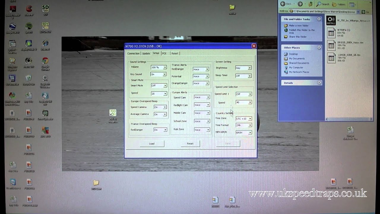 Updating a Novus Rider 700 by the UK Speedtrap Guide - YouTube