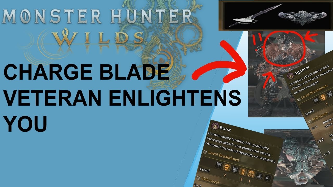 Monster Hunter (MH) WILDS Charge Blade Guide PART 2! Armor and Weapons ...