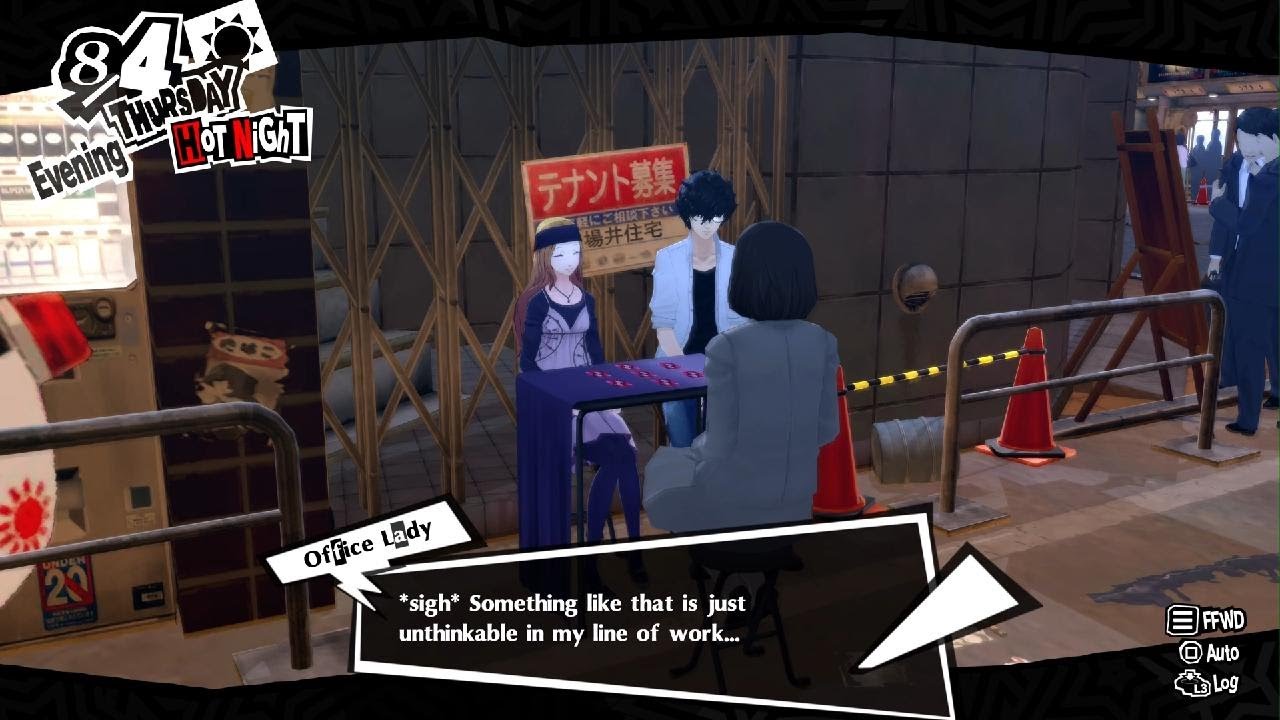 Persona 5 Wheel of Fortune confidant Rank 2 Story - YouTube