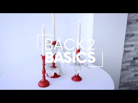 Back to the Basics with Ken: Christmas Candle Sticks - YouTube