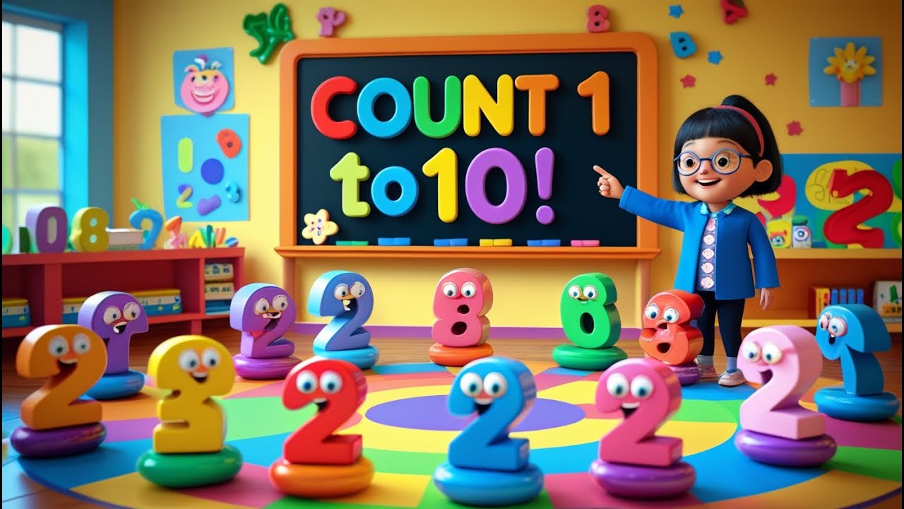 FREEZE at 10! ️ Counting Dance Game for Kids | Learn Numbers 1-10 - YouTube