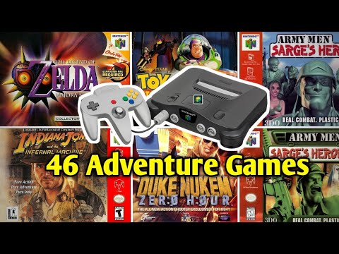Best 46 Adventure Games All of Time for Nintendo 64 ( N64 ) - YouTube