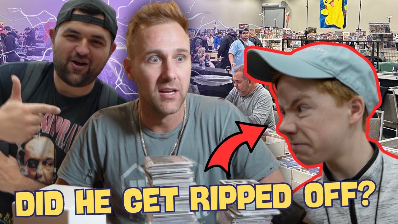 Do kids get ripped off at Card Shows? // DALLAS CARD SHOW VLOG! - YouTube