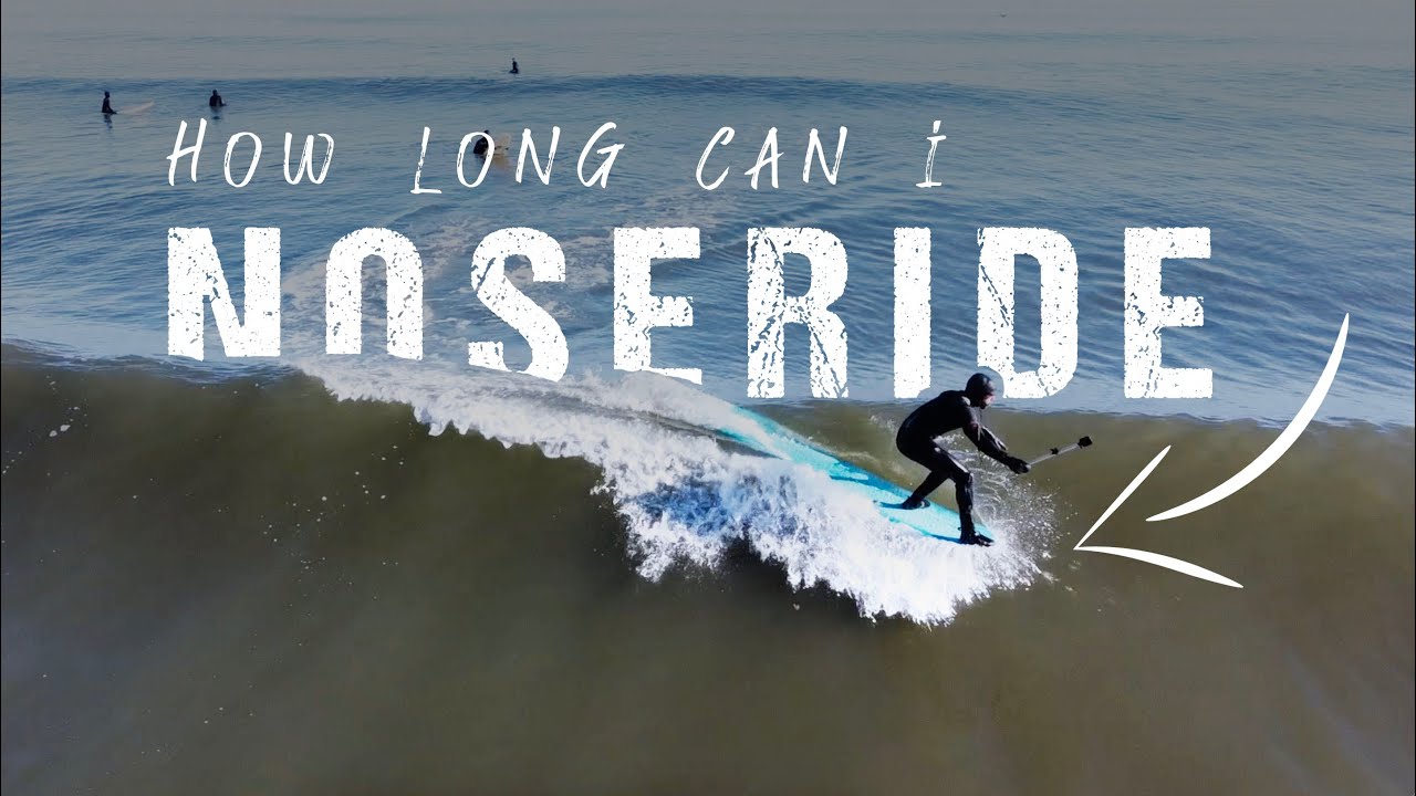 Longboard Surfing in New Jersey - How Long Can I Noseride?? - YouTube