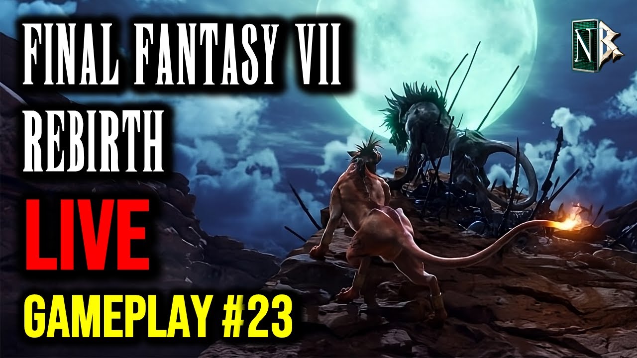 Final Fantasy 7 Rebirth - LIVE Gameplay 23 Red 13 e Seto #ff7rebirth # ...