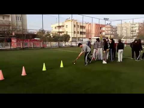 Çim hokeyi teknik çalıştırma antrenmanları -1
