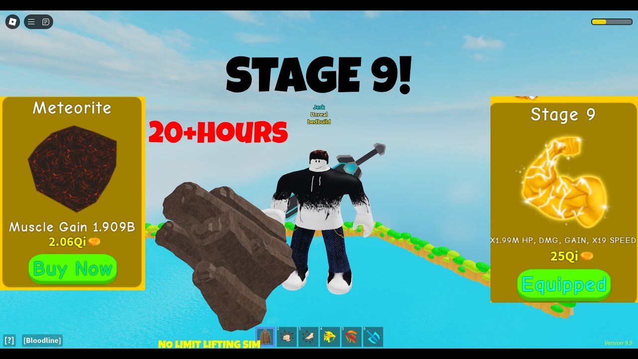 🎃I Got Stage 9 In No Limit Lifting Simulator!🎃 - YouTube