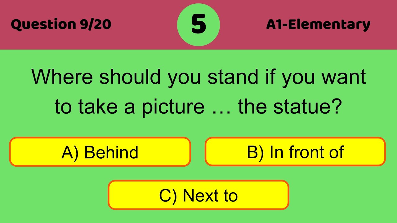 next to, under, between, in front of, behind, over, etc # Lesson 31 ...