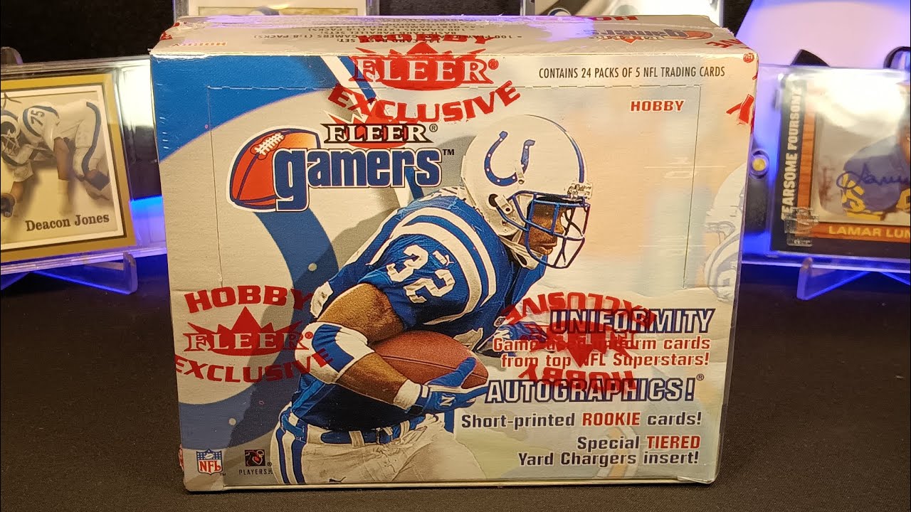 FLASHBACK FRIDAY EDITION. 2000 Fleer Gamers football box. Can't believe ...