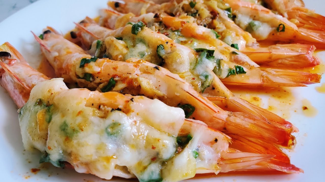 Baked Cheesy Garlic Shrimp | Quick and Easy Shrimp Recipe - YouTube