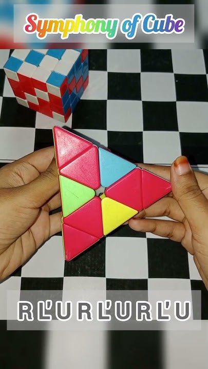 3×3 Pyraminx Cube SuperFlip Pattern #rubikscube #cubing #cuber #cube #puzzle #rubik #solving # ...