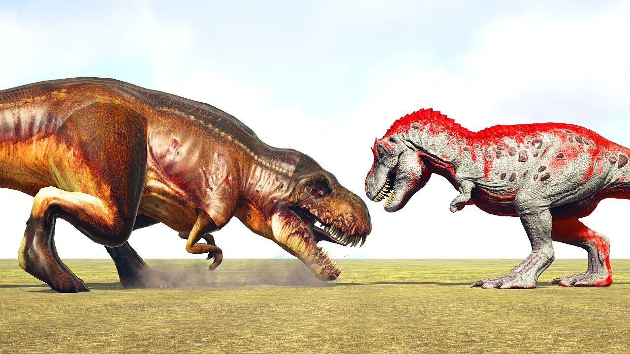 MOMMA SCARFACE vs ALPHAS | ARK Dino Battle - YouTube